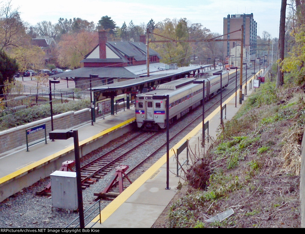 Chestnut Hill West Station on the old PRR...